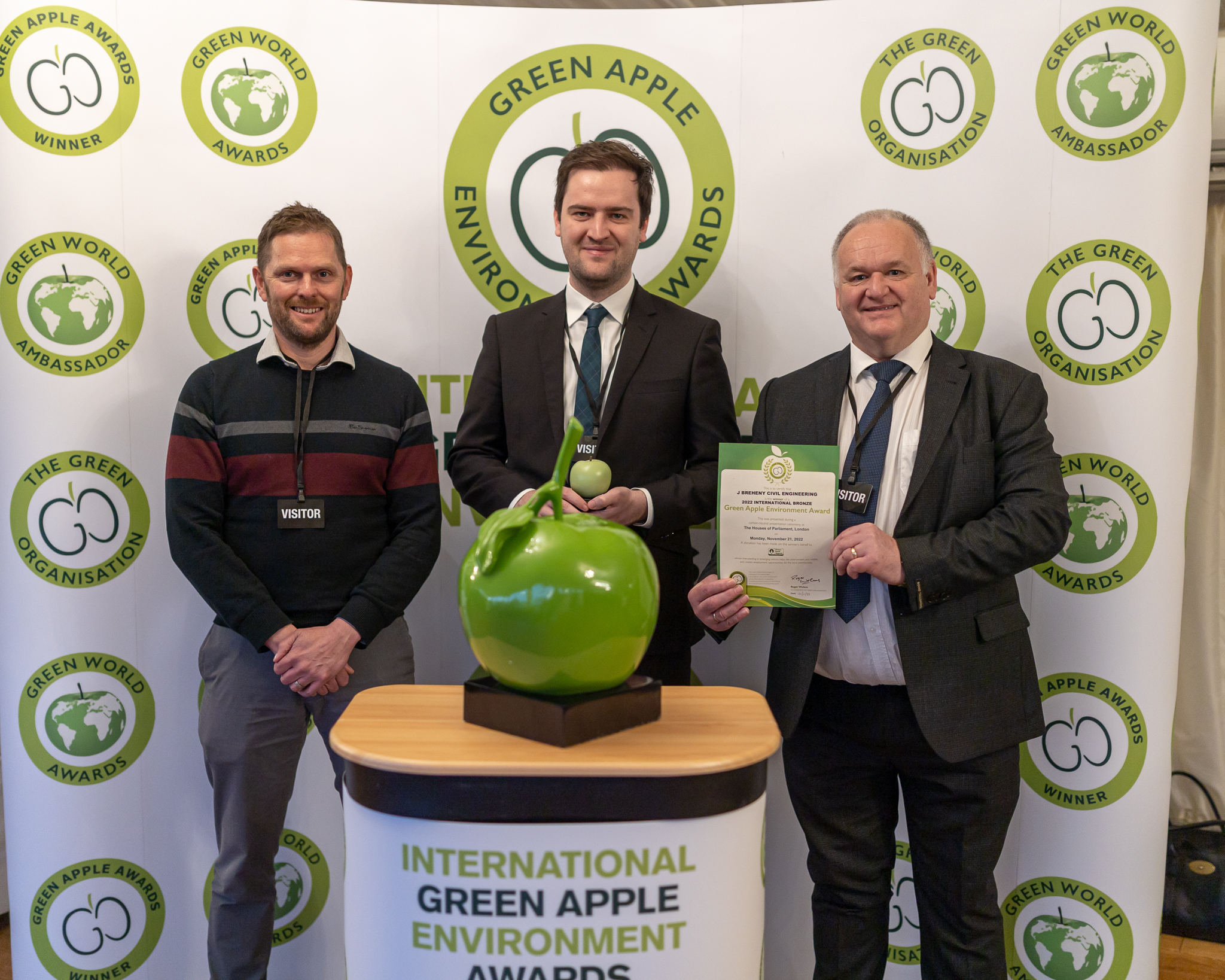 Green Apple Award Winners - Breheny Civil Engineering