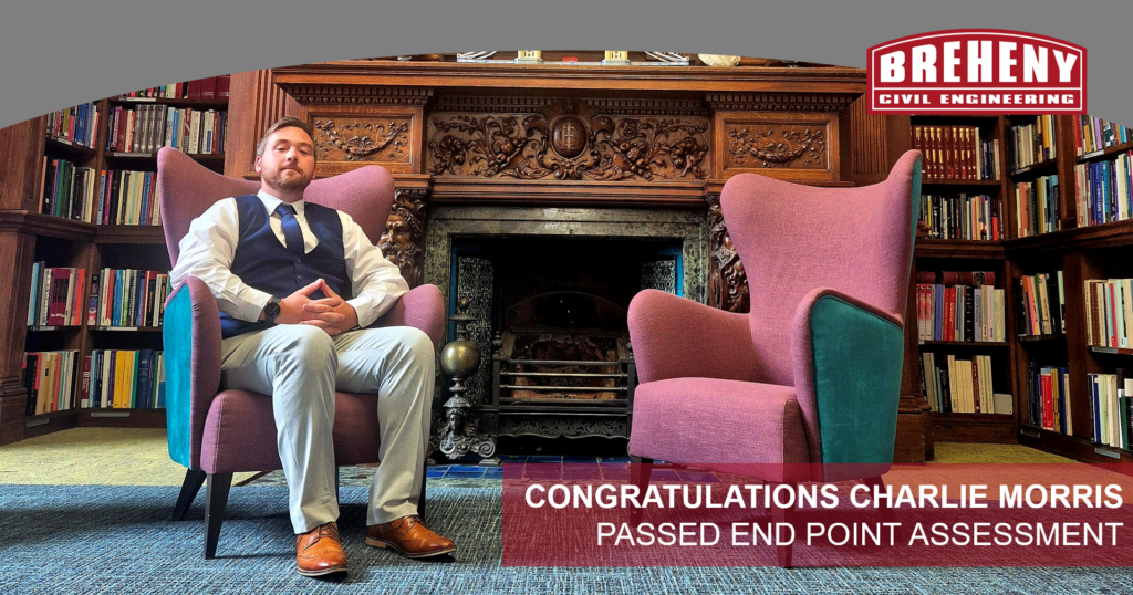Congratulations to Charlie Morris! - Breheny Civil Engineering