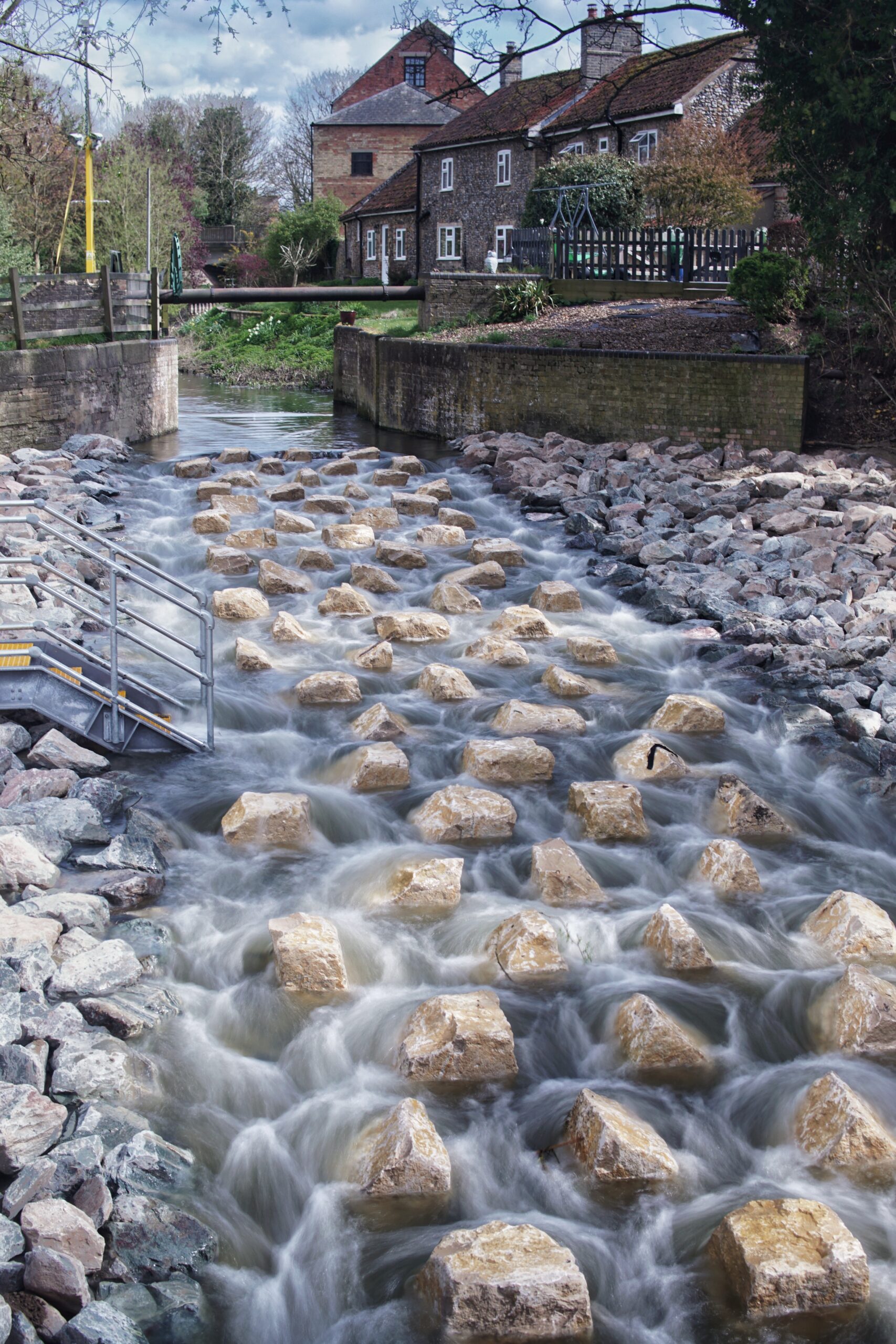 Turf Lock Fish Pass - River Lark, Mildenhall - Breheny Civil Engineering
