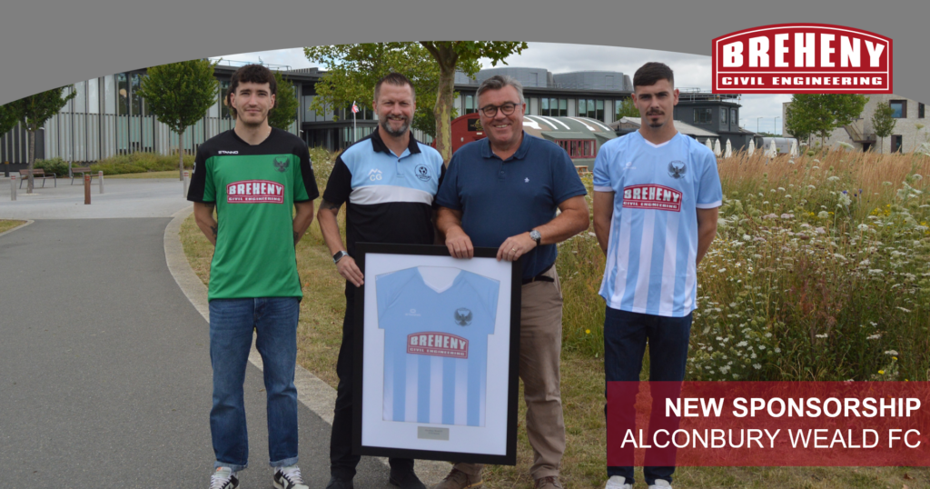 We’re proud to support local football! - Breheny Civil Engineering