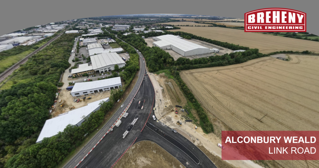 Progress on the A141 S278 Junction in Huntingdon - Breheny Civil ...
